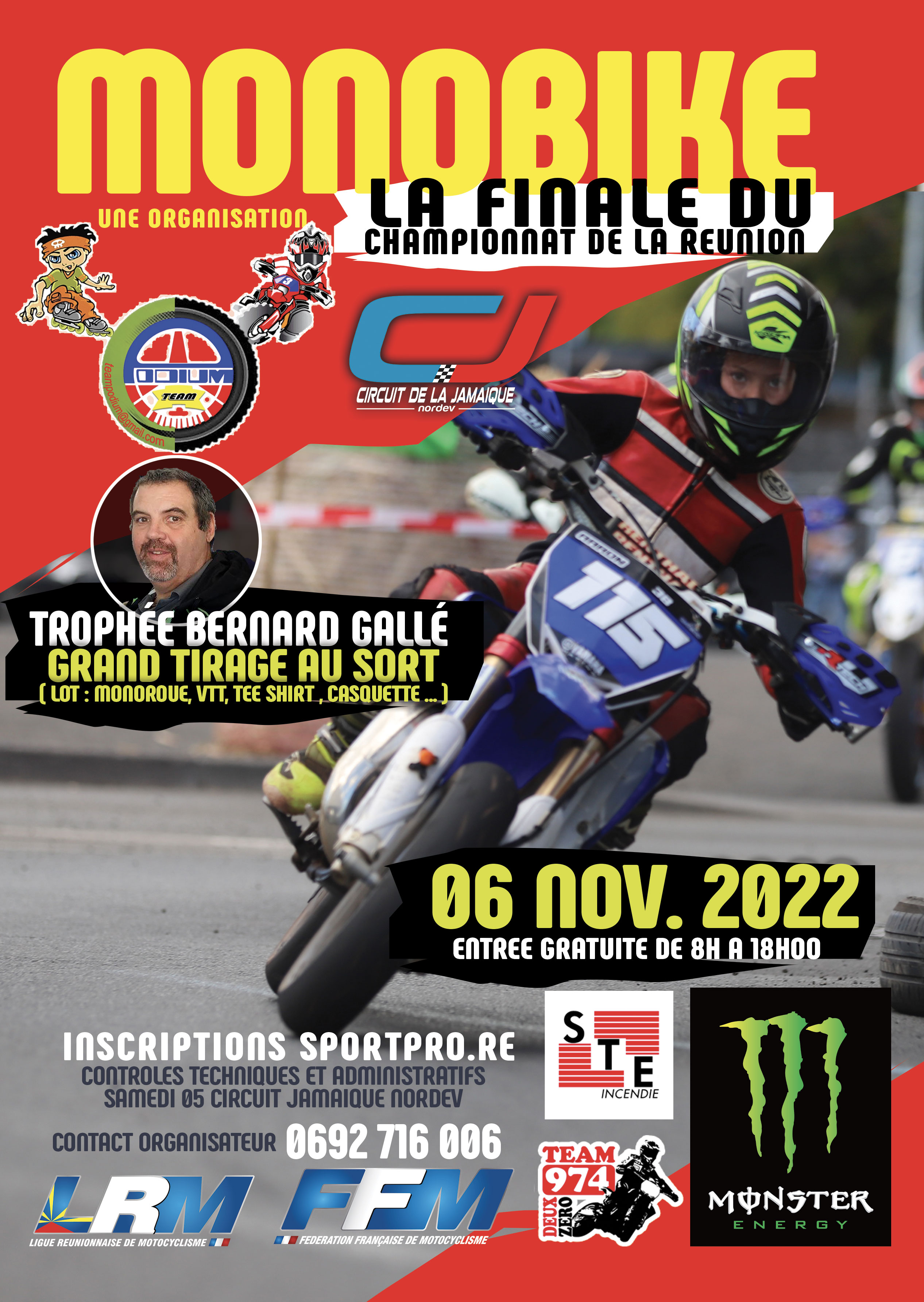 Démonstration gratuite - Monobike - Courses - Sport PRO Réunion ...